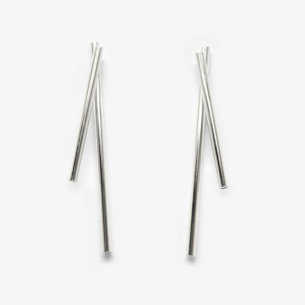 LINEA STUDS - SILVER - LONG – ORRO