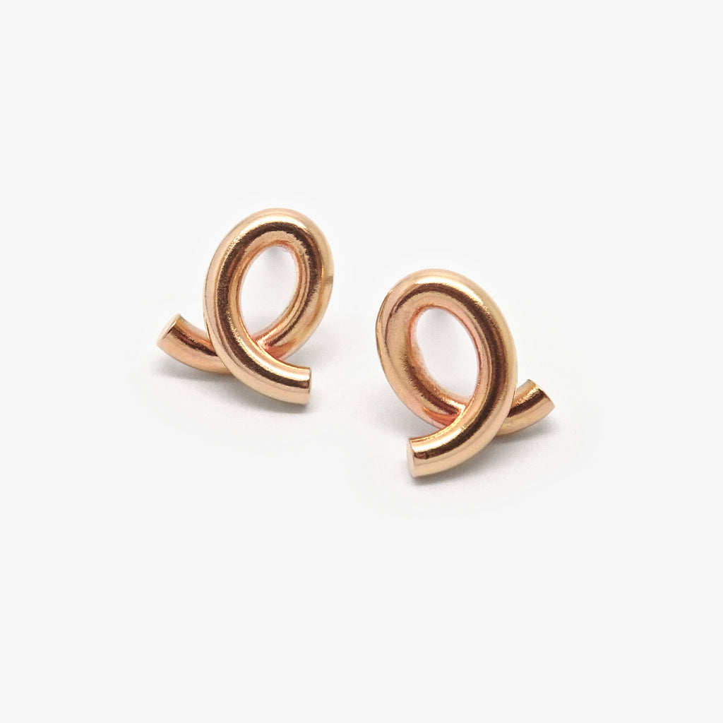 ORRO - made in Glasgow -SILVER OCTO STUDS