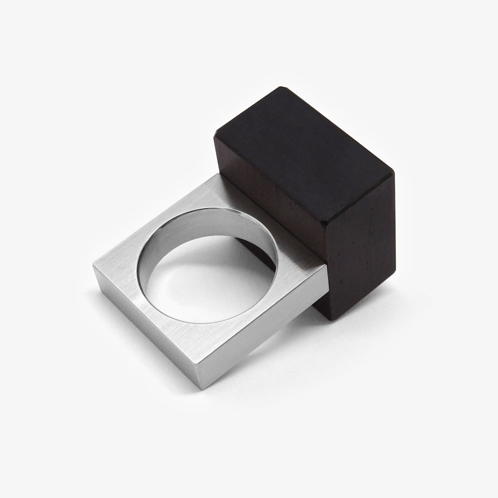 BLOCK RING - DARK WOOD – ORRO