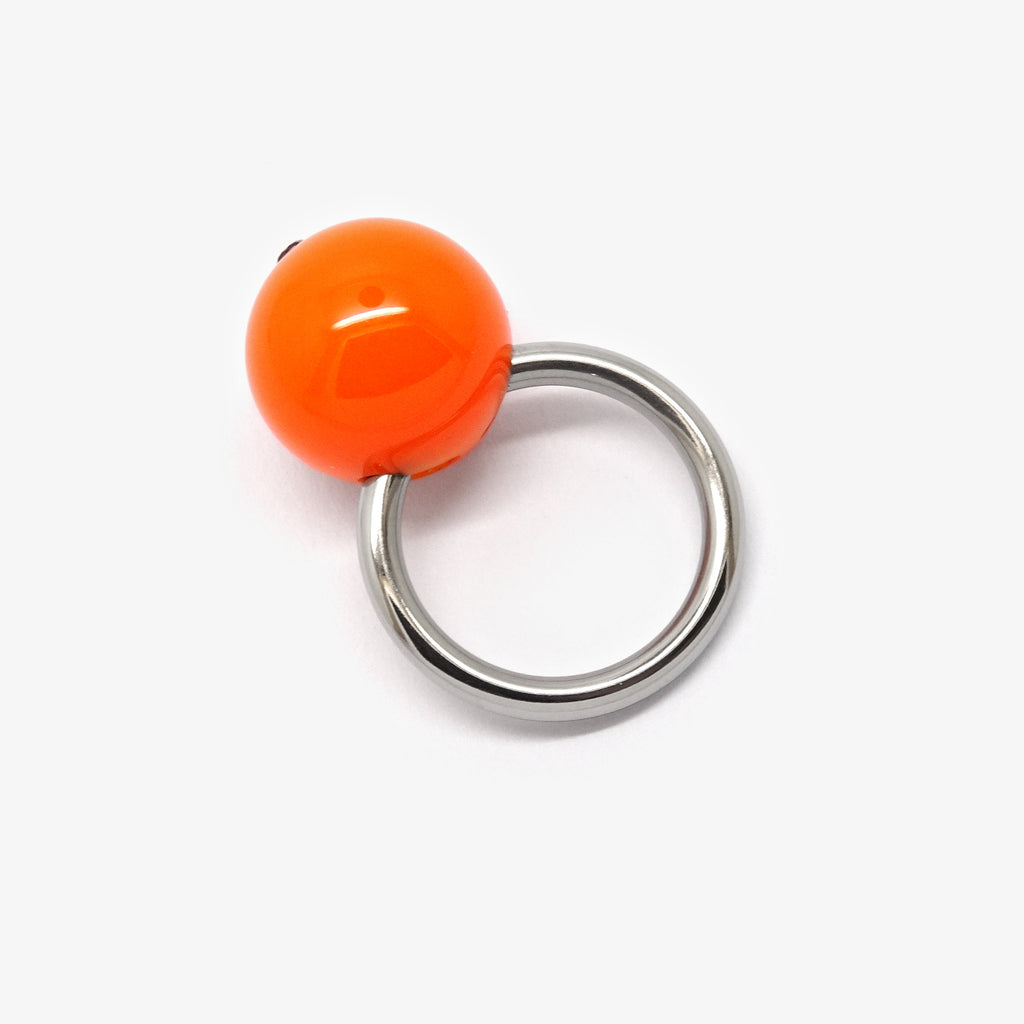 SMALL BALL RING - ORANGE – ORRO